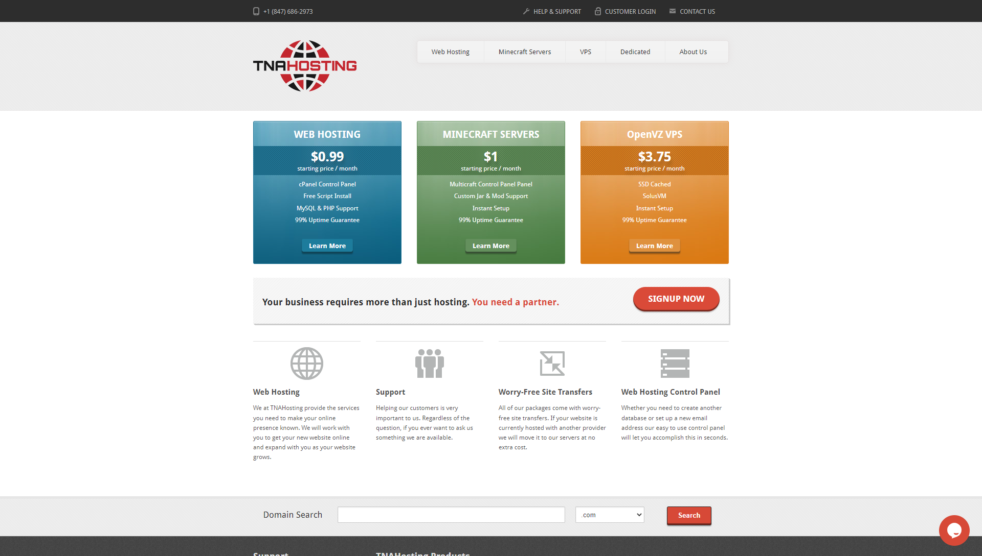 TNAHosting – 美国芝加哥机房虚拟主机、VPS和独立服务器 | MJJ导盲犬