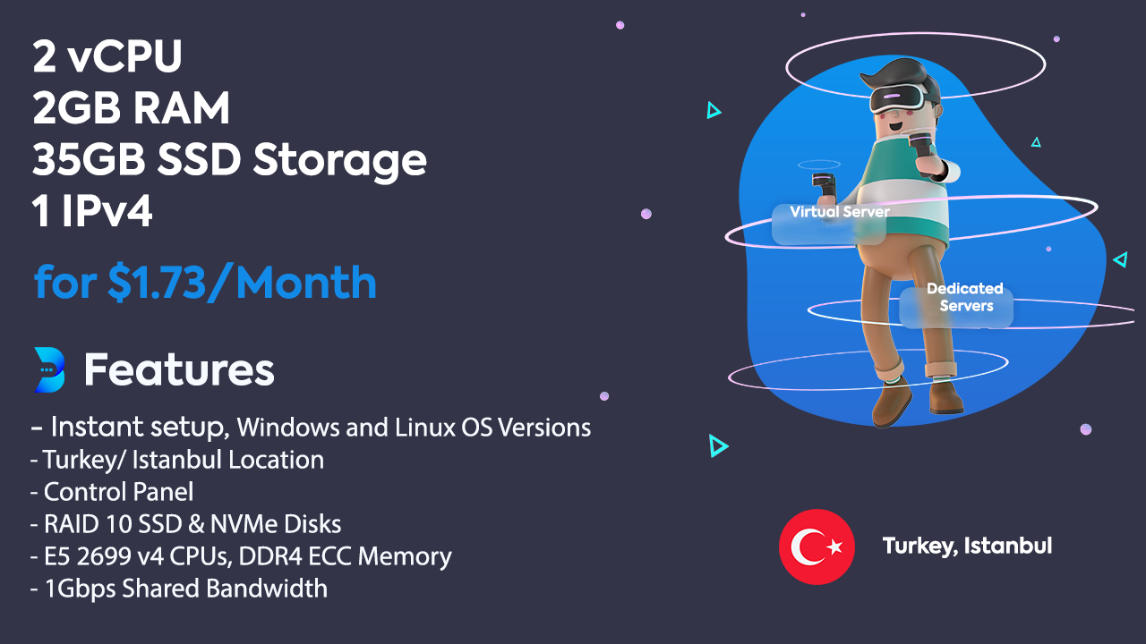 BalHost – 土耳其无限流量VPS、土耳其便宜VPS | MJJ导盲犬